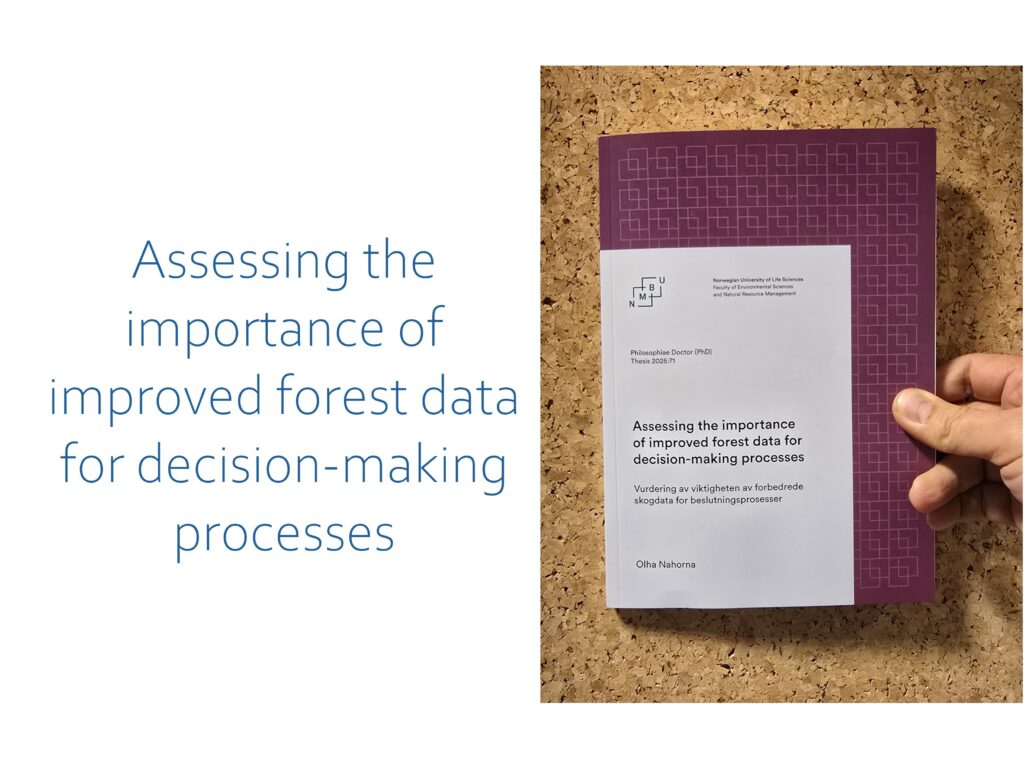 Congratulations Dr. Olha Nahorna! – SmartForest